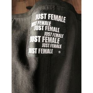 Just Female | Tops | Just Female Corset Top Bustier Predator Gothic Euc ...